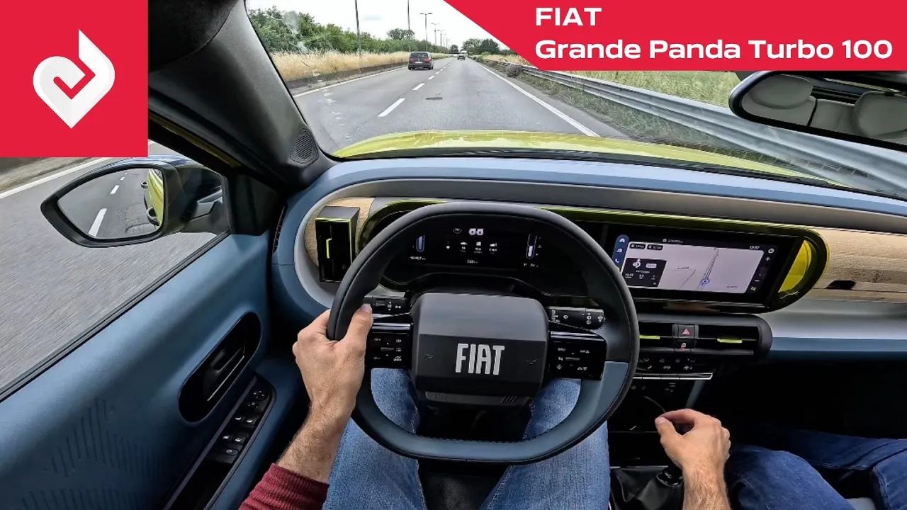 POV_ASMR FIAT Grande Panda Turbo 100: alla guida della versione più ...