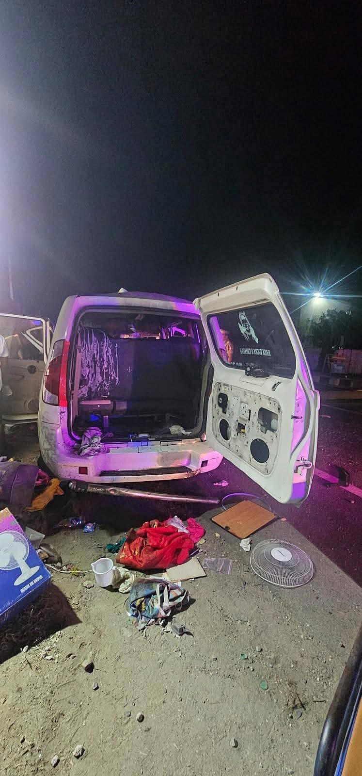Six killed, including policeman, in car–truck collision in Tiruppur