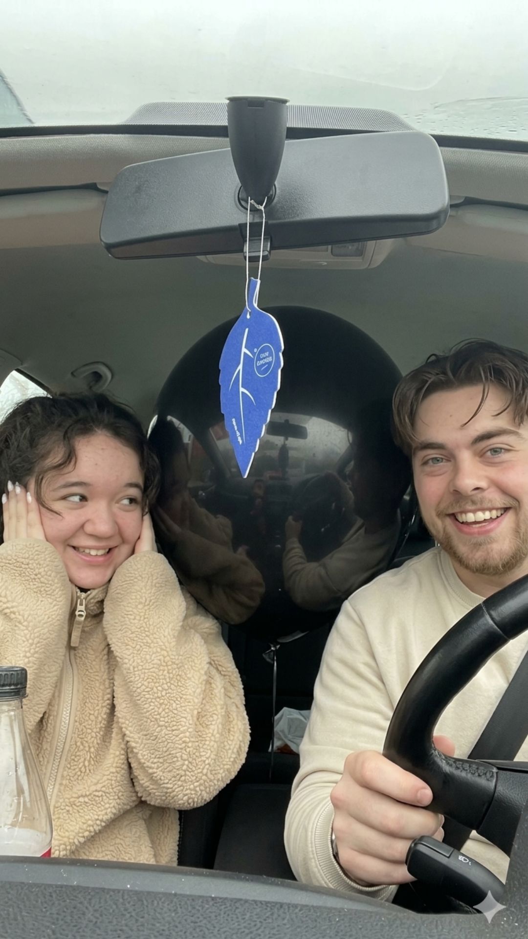 Chaotic Couple Do The Gender Reveal Of Upcoming Baby Inside Their Car ...