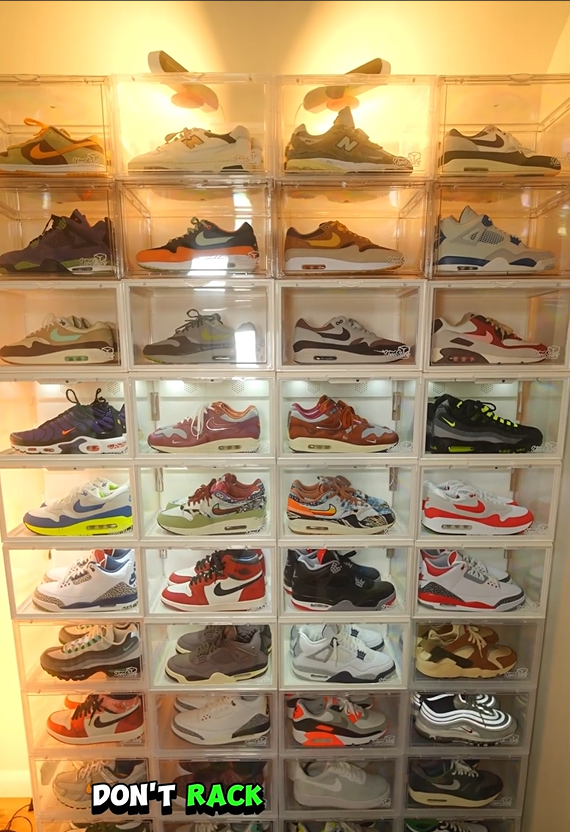 Upgrading my sneaker shoe rack display for better organization and style