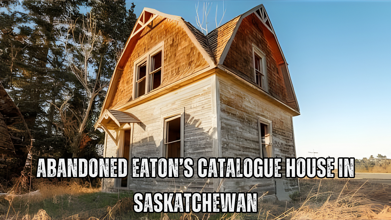 Abandoned Eaton’s catalogue house in Saskatchewan: Sunset urban exploration