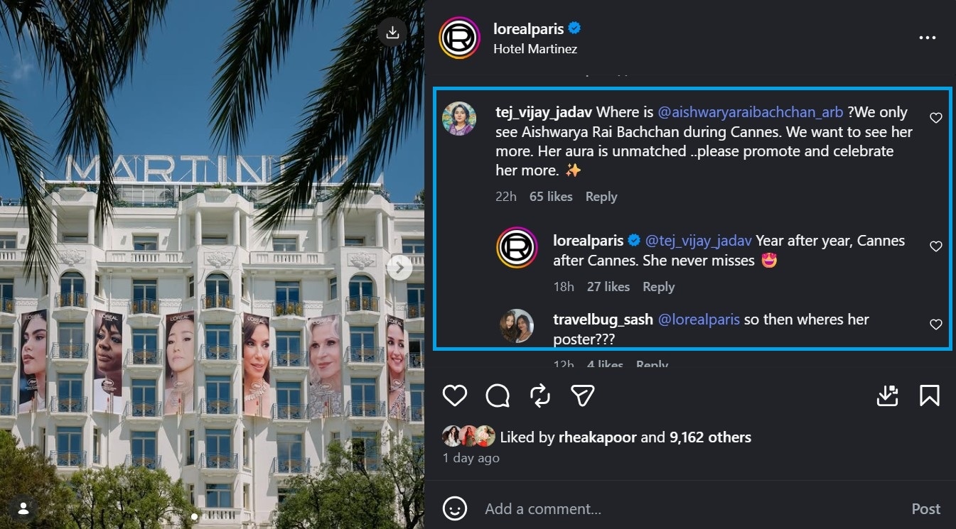 L'Oreal reacts to missing Aishwarya Rai Cannes poster backlash with a ...
