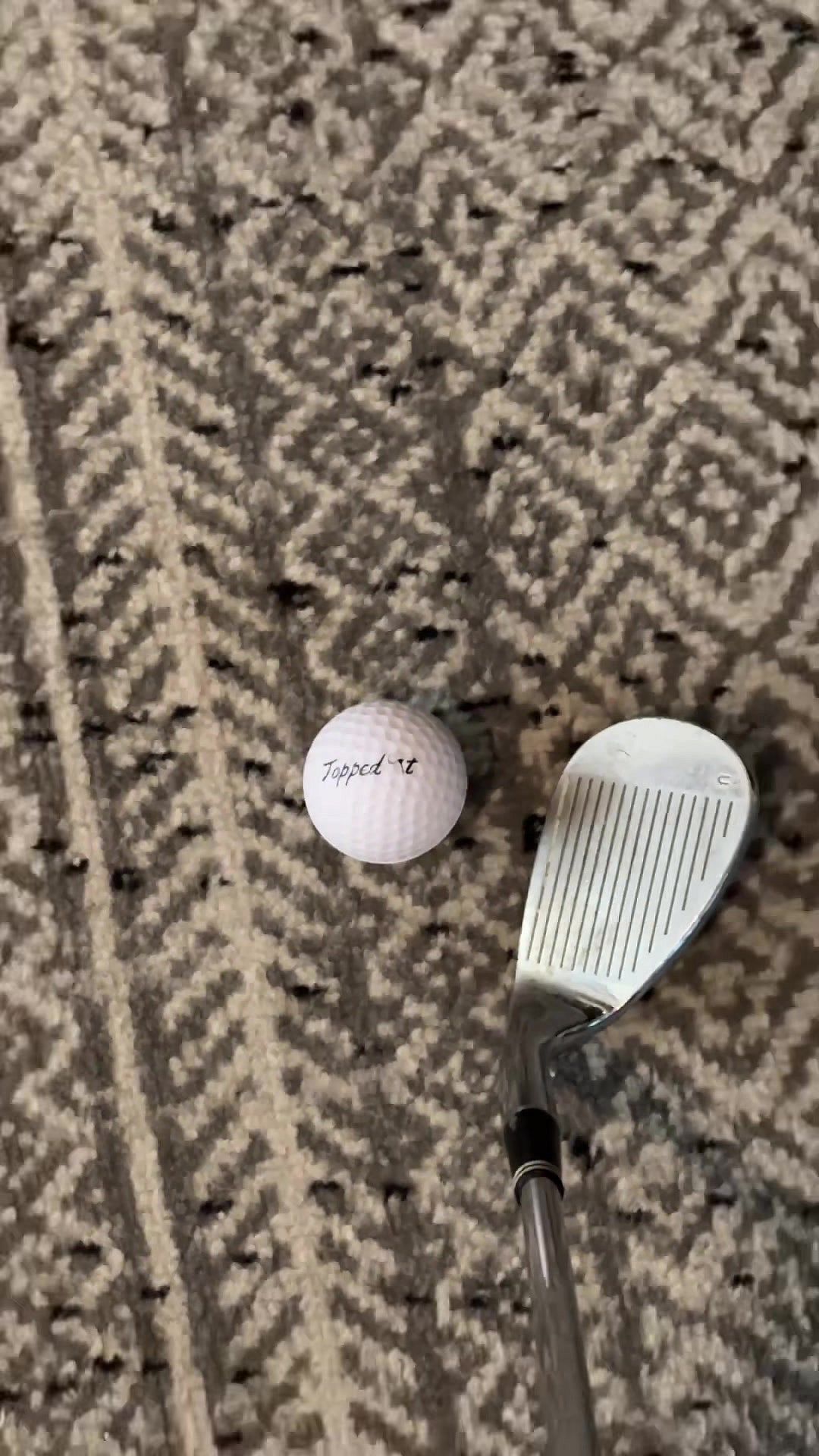 When your dog is addicted to golf like you