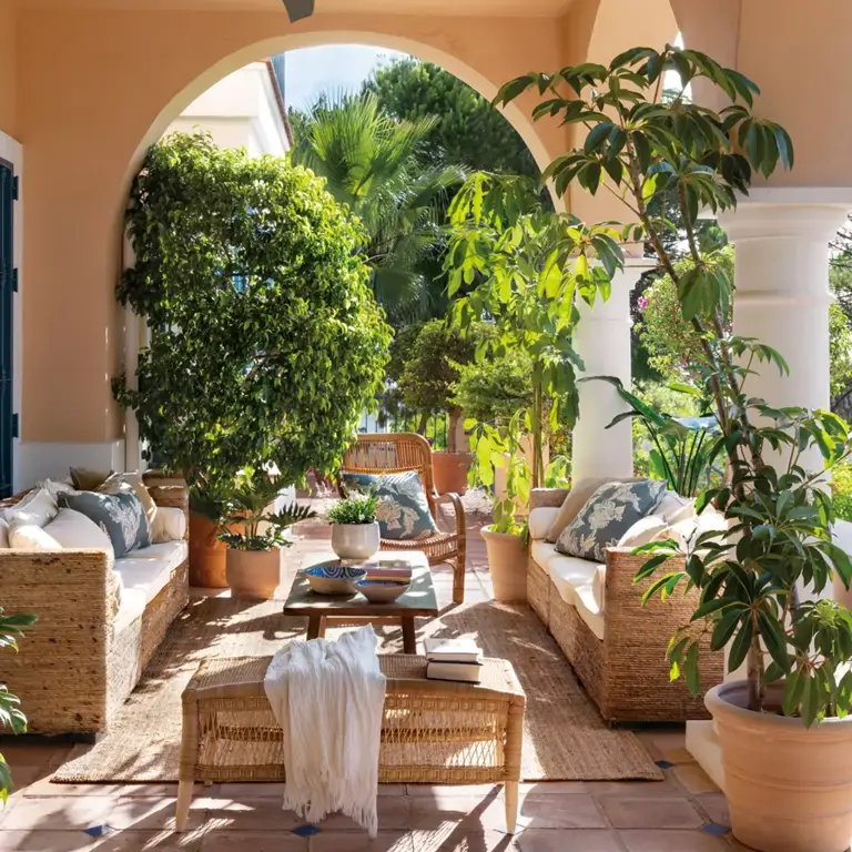 Cómo agrupar las macetas de tu terraza para que se vean más elegantes