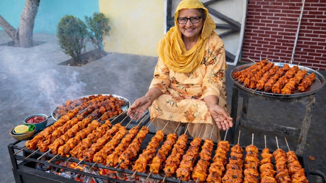 High-protein tandoori soya chaap made the village style way