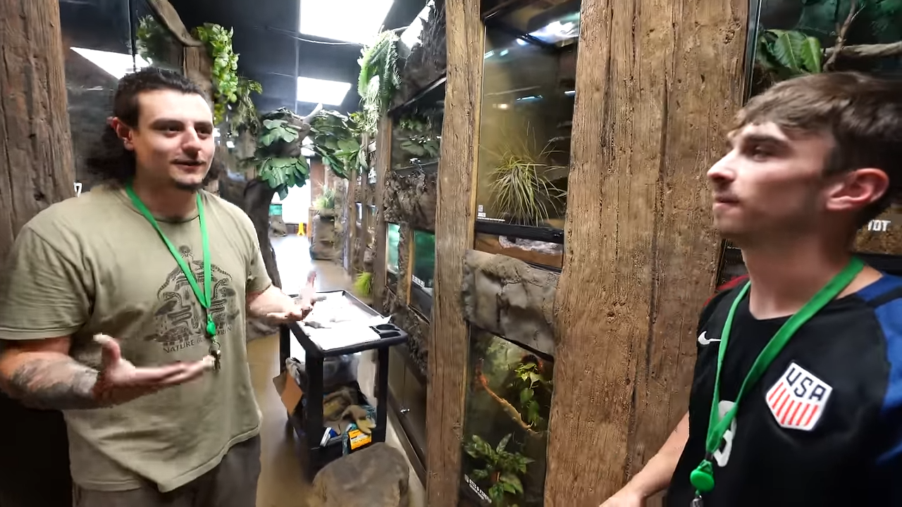 He walks into a $6 million zoo - and starts showing every section
