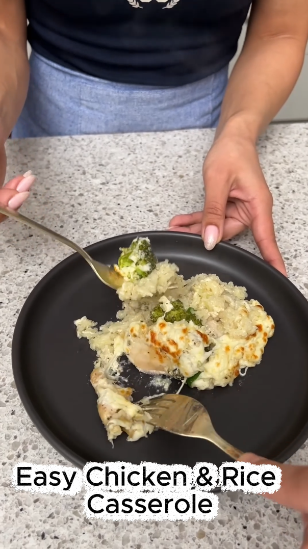 Cozy chicken rice bake for easy family dinners