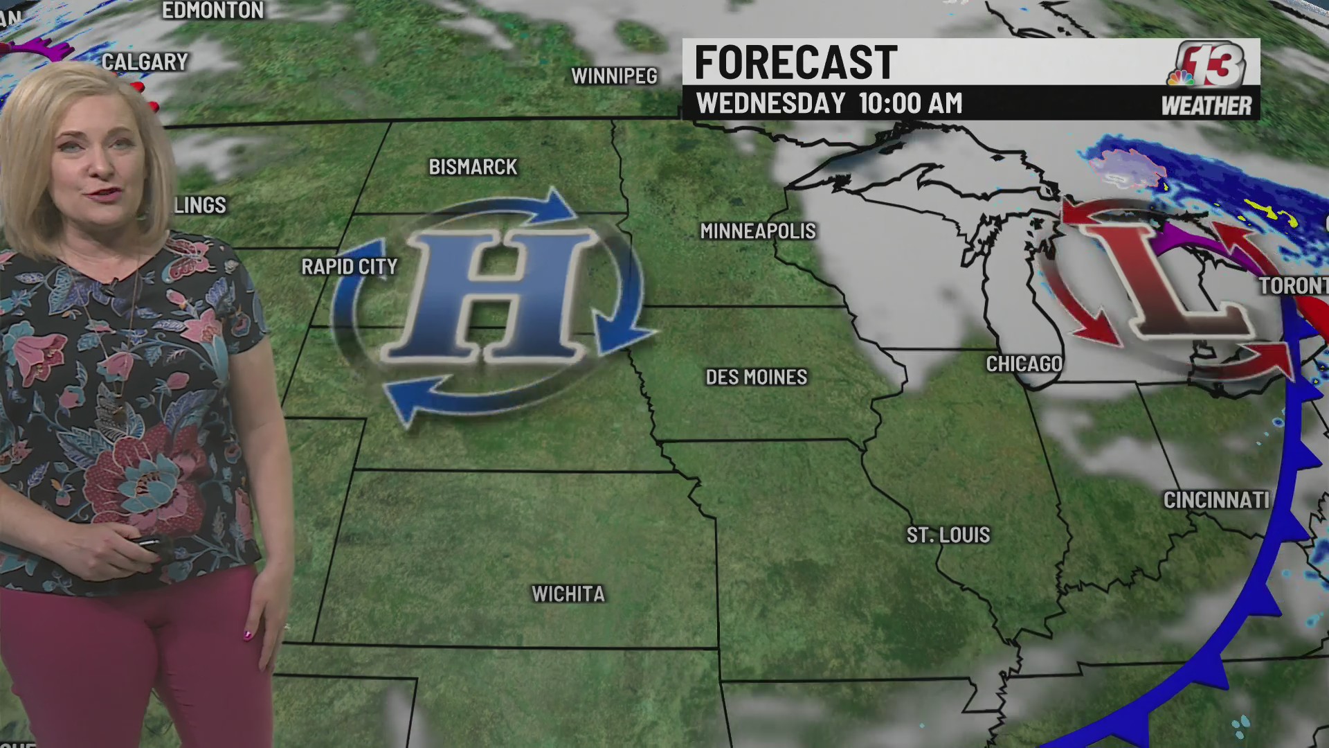 Megan Salois' Wednesday morning forecast