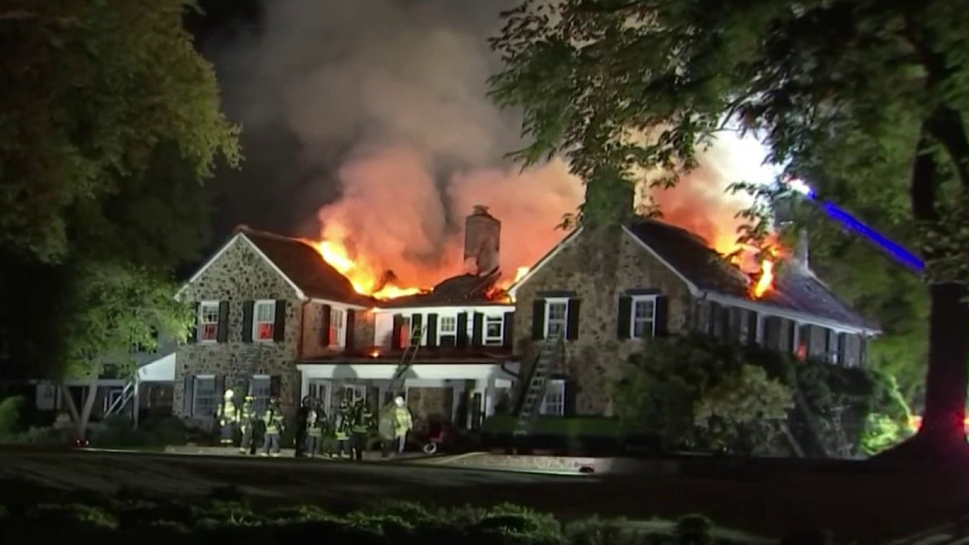 Century-old Main Line home destroyed in overnight fire, officials say