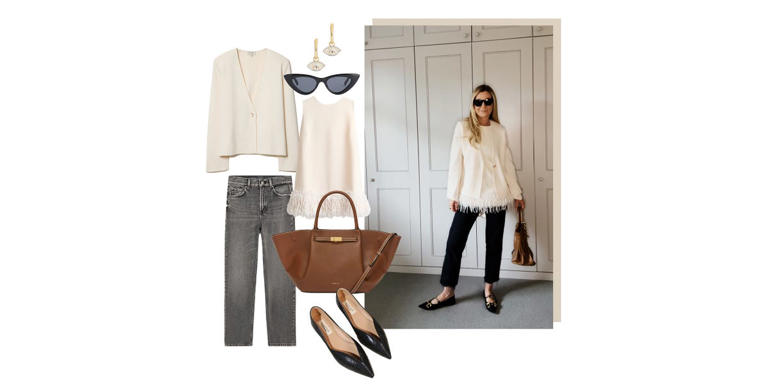 This super luxe high street cream cardigan with a twist is replacing ...