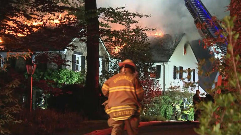 No injuries reported after fire guts Villanova, Pennsylvania home, fire ...