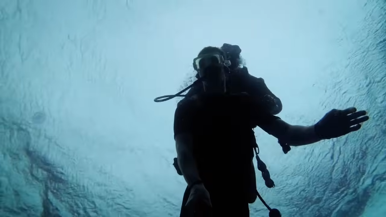 He accidentally filmed his own death in a diving hole
