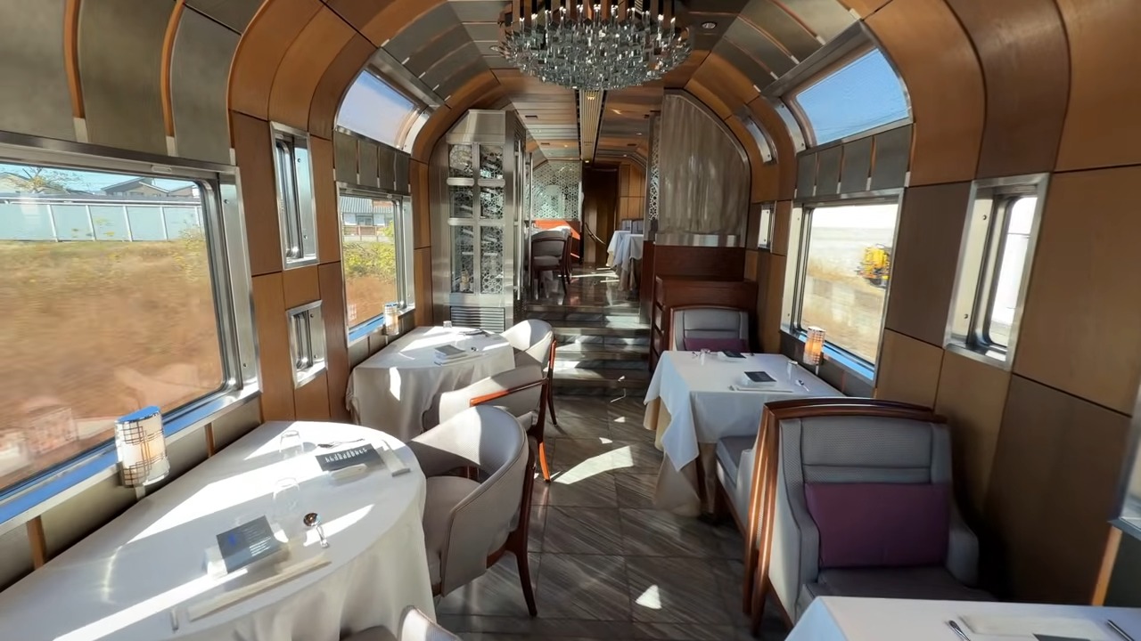 Inside Japan’s lottery-only sleeper train suite with a fireplace and ...