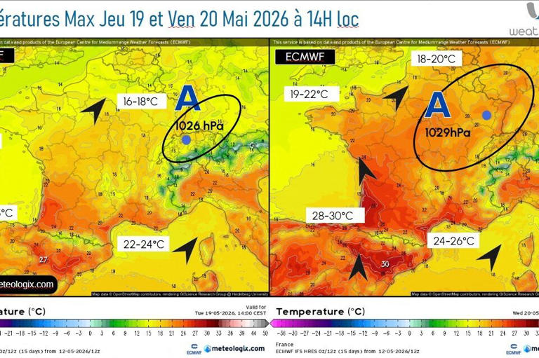 Le thermomètre va s'envoler : changement radical de temps la semaine ...