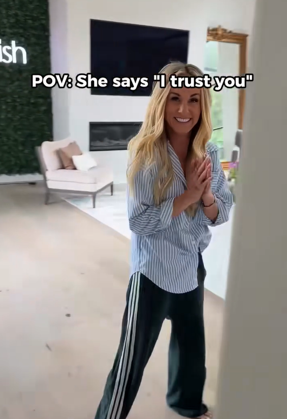 When she says "I trust you" | Trust test prank reaction
