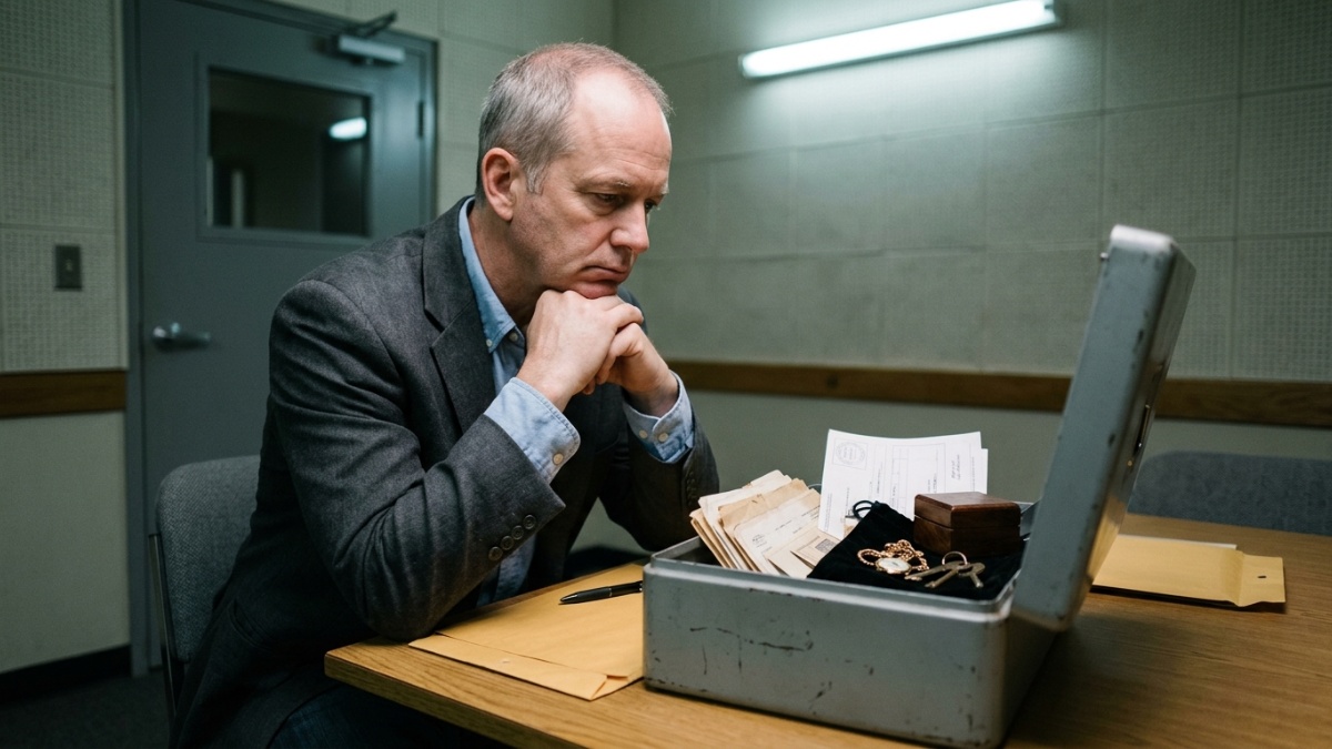 The bank called about the safe deposit box and I had forgotten we even ...
