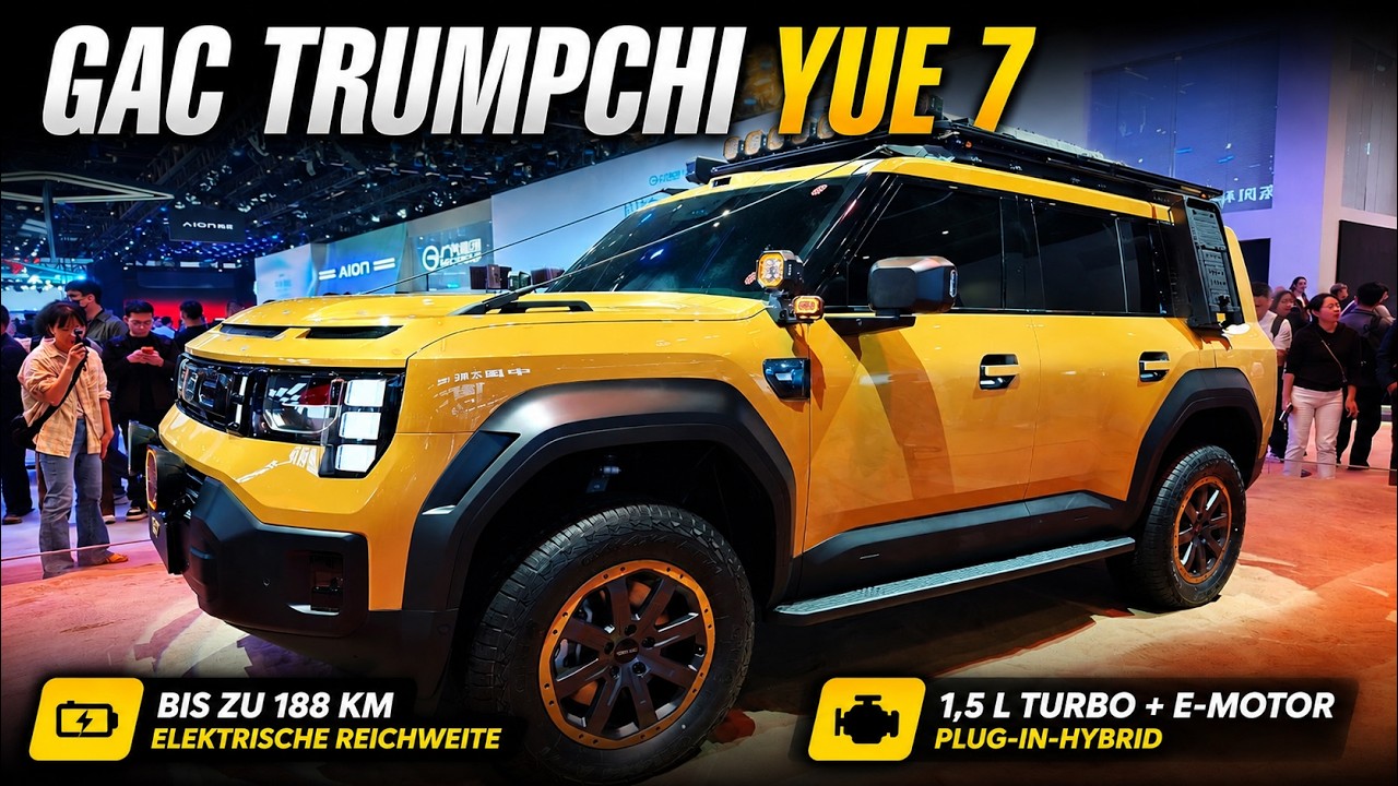 2027 GAC Trumpchi Yue 7 hybrid-offroader als Defender & Land Cruiser ...