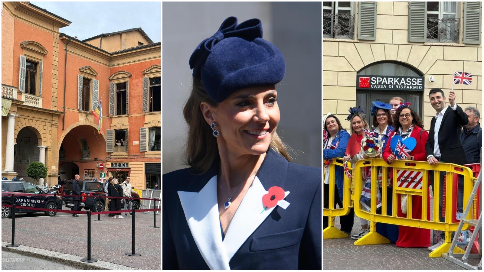 Kate Middleton oggi a Reggio Emilia, i fan della famiglia reale già ...