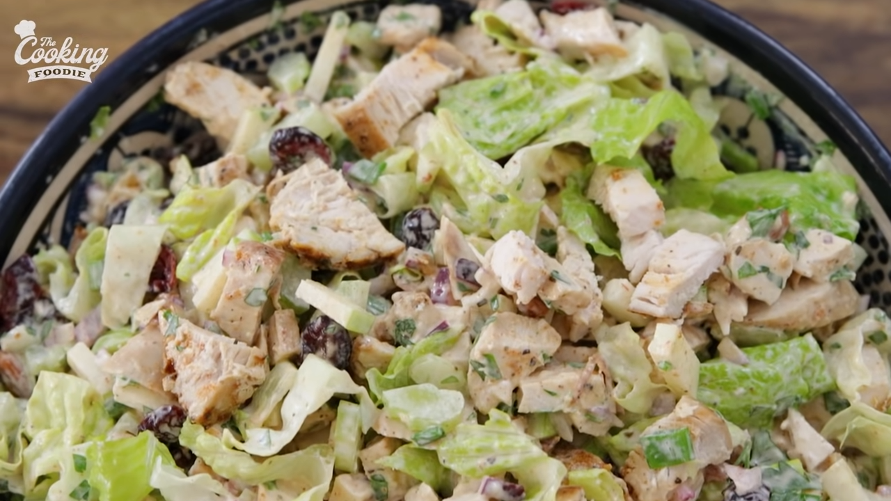This healthy chicken salad has main meal energy