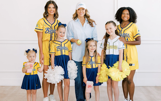 Mother of three creates appealing dresses for fans of the Savannah Bananas