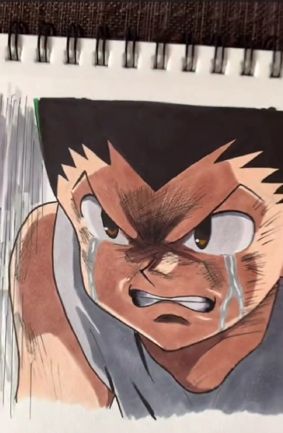 Gon Freecs fan art that brings this character to life