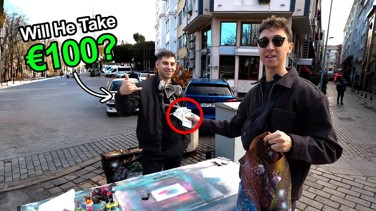 Watch this graffiti artist turn a plain jacket into art