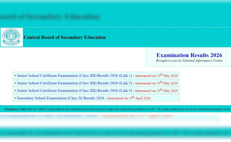 CBSE class 12 result 2026 out: 85.20% students pass, download link, official websites here