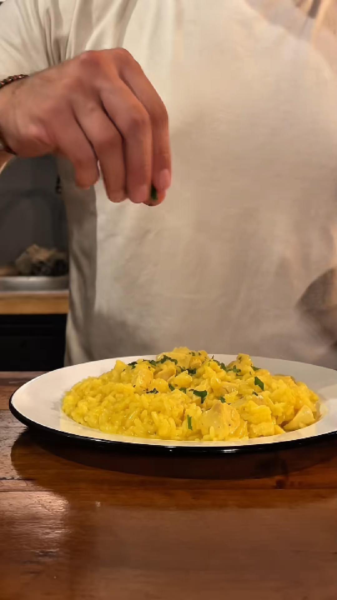El risotto ocupa el tercer puesto en mi lista de los 10 mejores alimentos