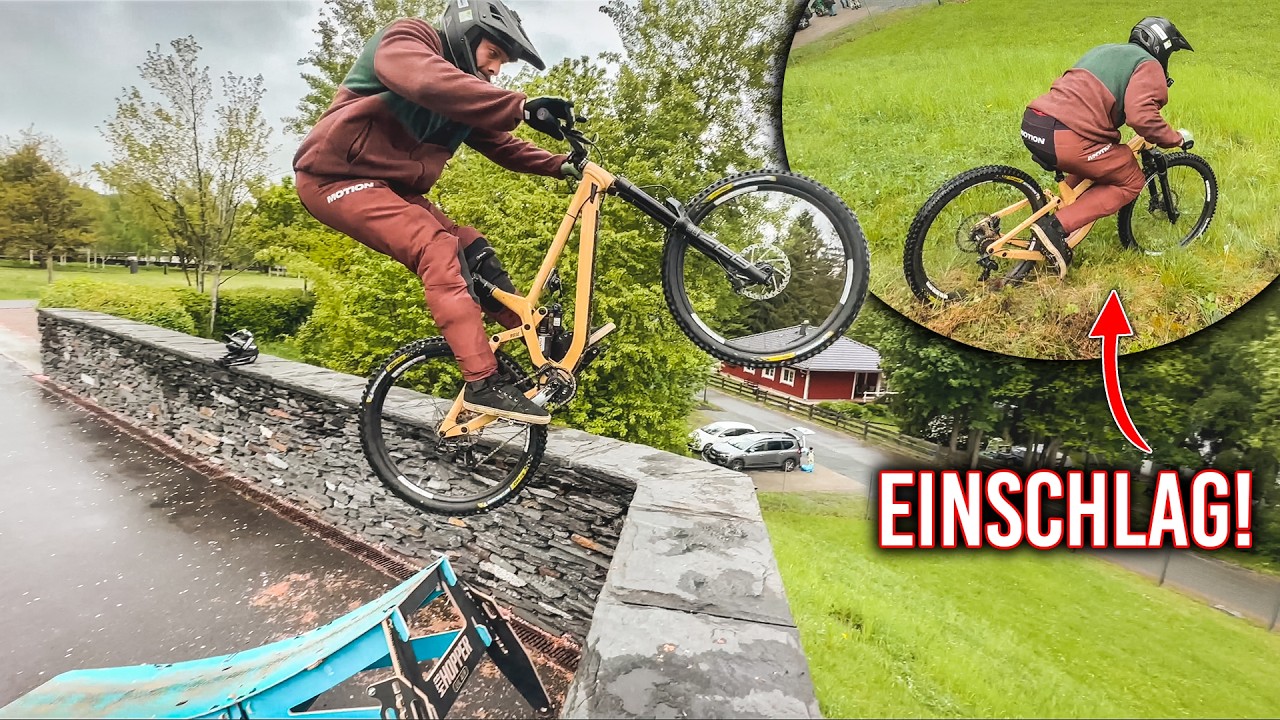 MTB Street Gaps mit Freeride Bike und Kicker Rampe