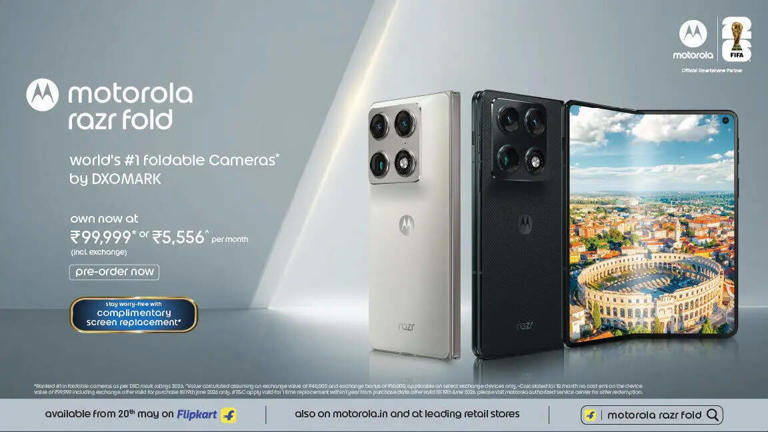 Motorola Razr Fold with 50MP triple camera, 6000 mAh battery launched ...