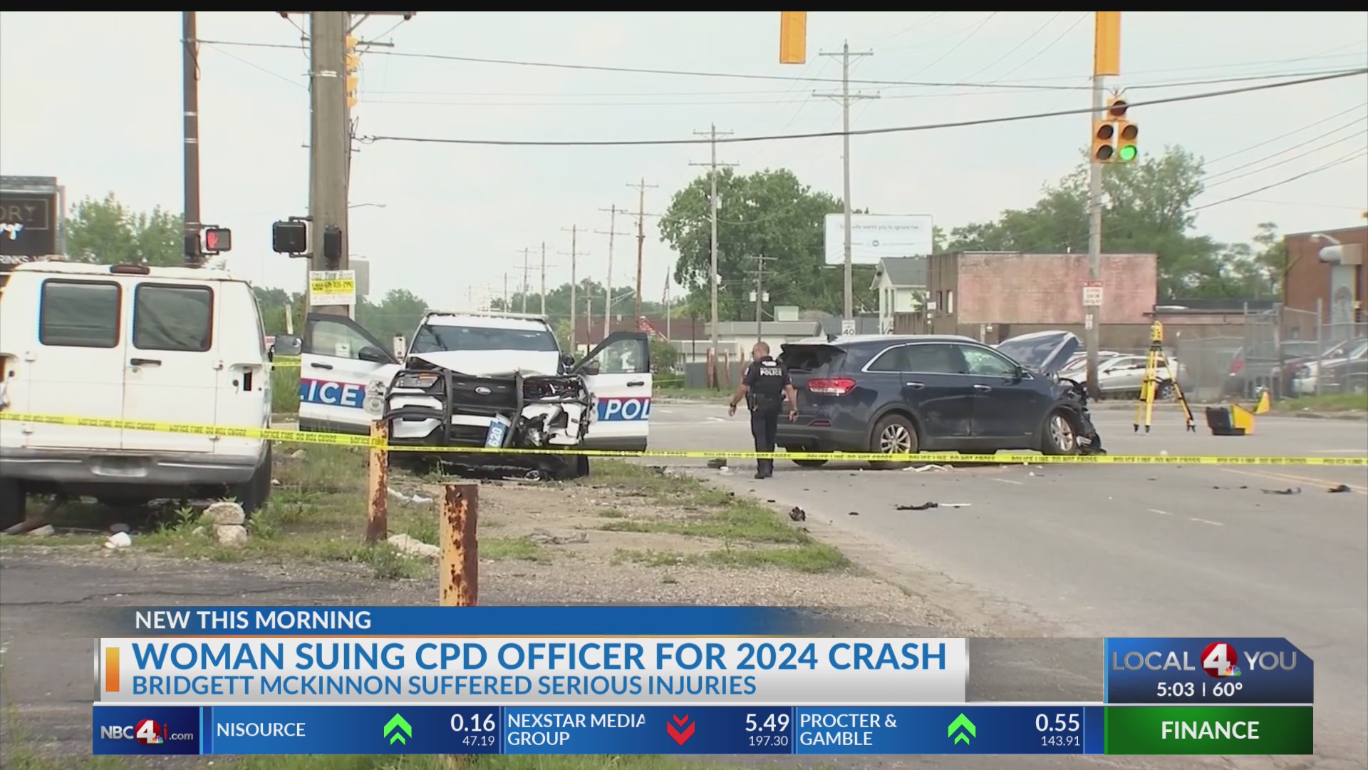 Woman suing Columbus police officer for 2024 crash