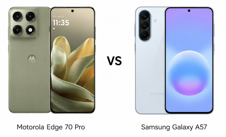 Motorola Edge 70 Pro vs Samsung Galaxy A57: Flagship features without ...