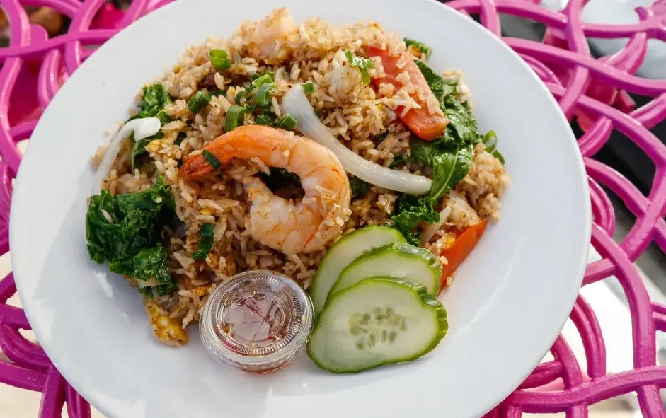 Shrimp fried rice made simple and delicious