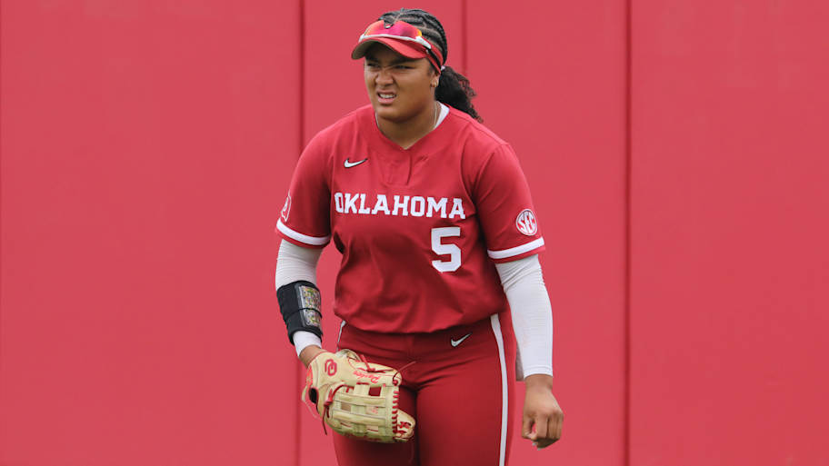 Ella Parker is thriving in Oklahoma's outfield