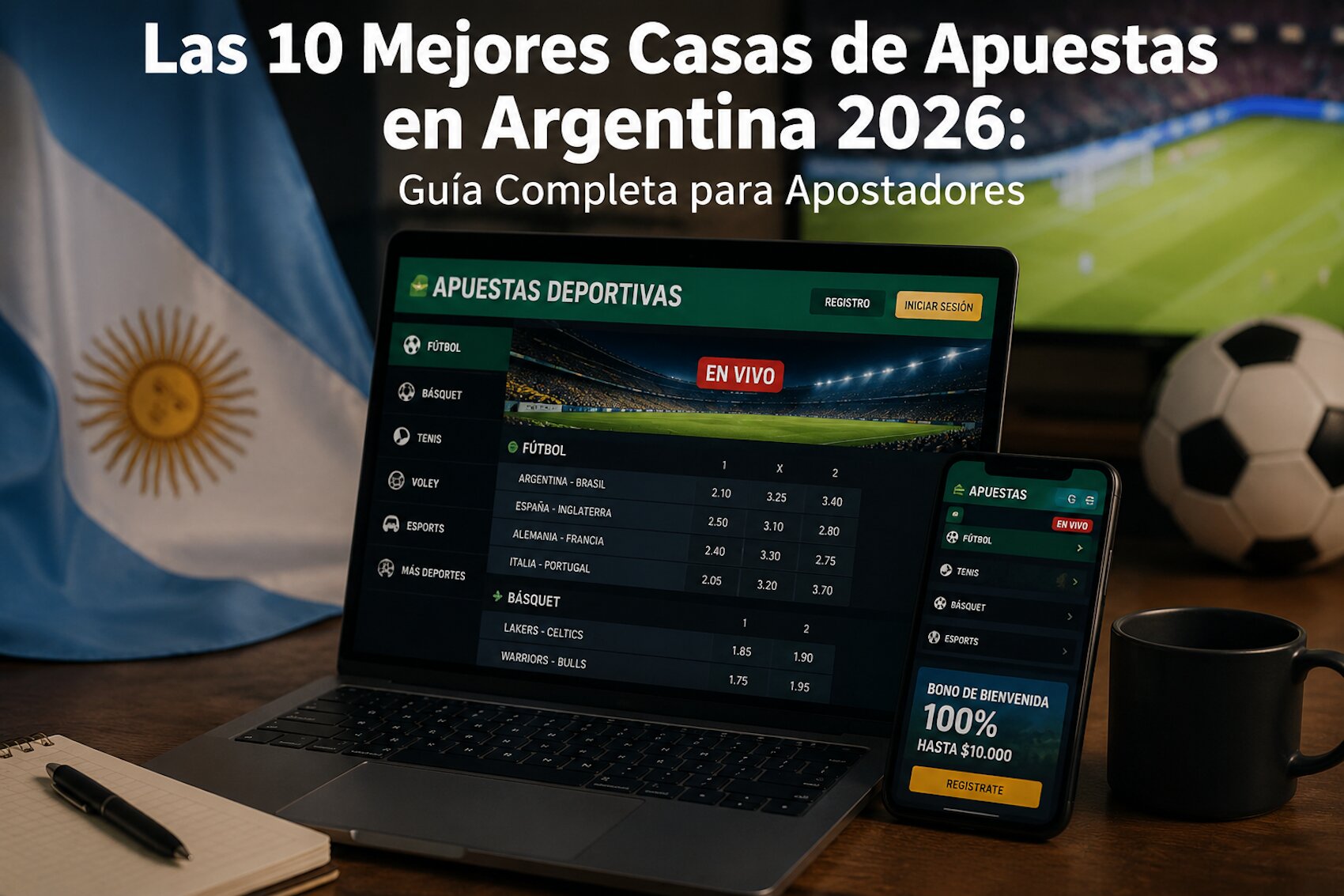 Las 10 mejores casas de apuestas en Argentina 2026: Guía completa para ...