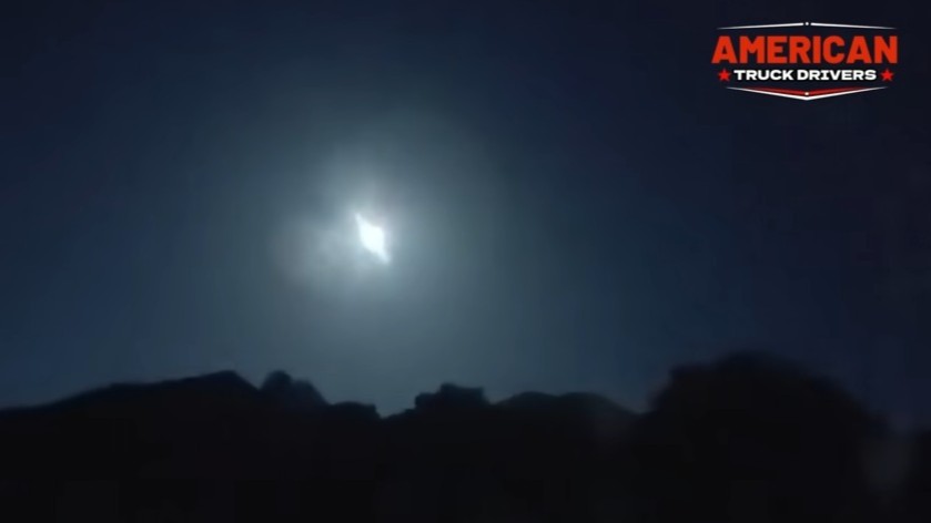 The UFO was right there - truck driver nearly crashed after seeing a ...