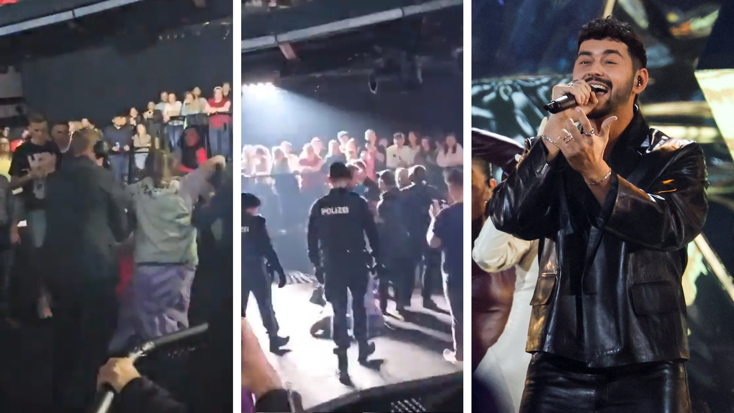 Polizei warf "ESC"-Störer raus! Video zeigt alles