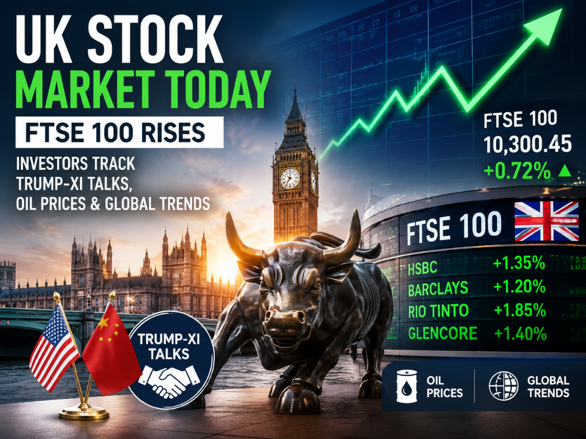 UK stock market today: FTSE 100 rises as investors track Trump-Xi talks ...