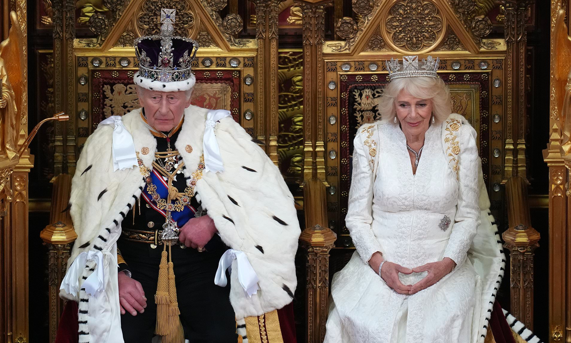 Pomp and pageantry meet modern-day politics: Charles delivers King's ...