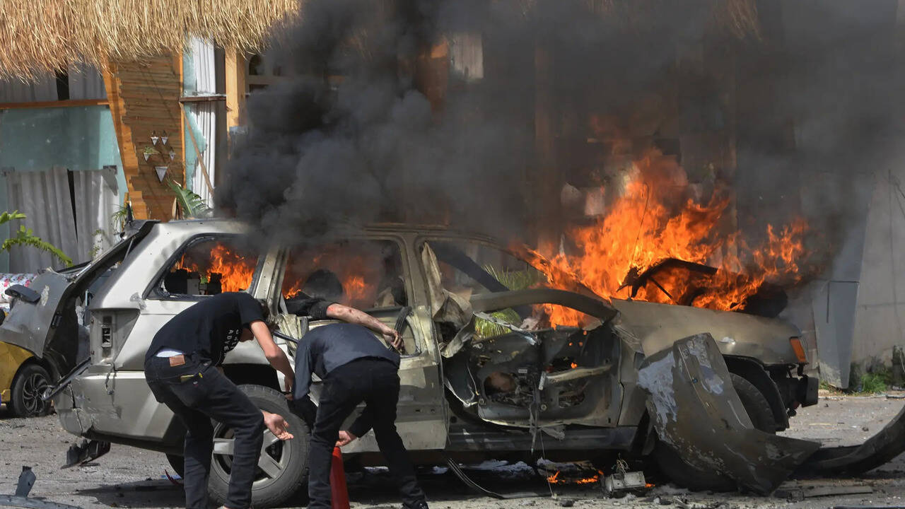 Israeli drone strikes target vehicles near Beirut, resulting in eight ...