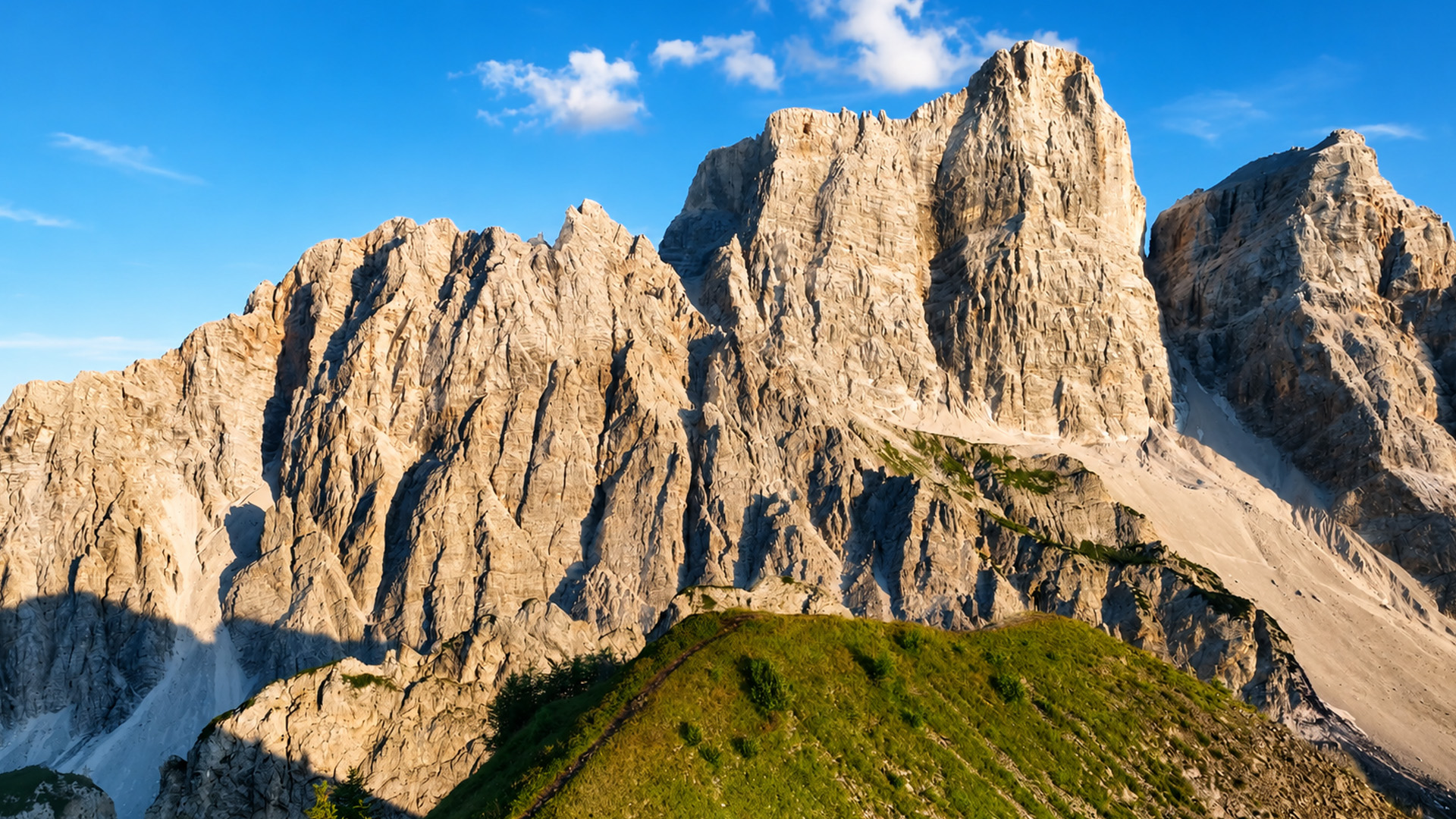 Would you hike beneath cliffs this massive?
