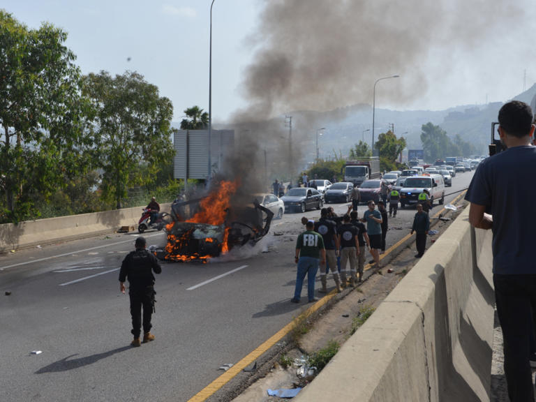 Raids israéliens sur des voitures au sud de Beyrouth : neuf morts