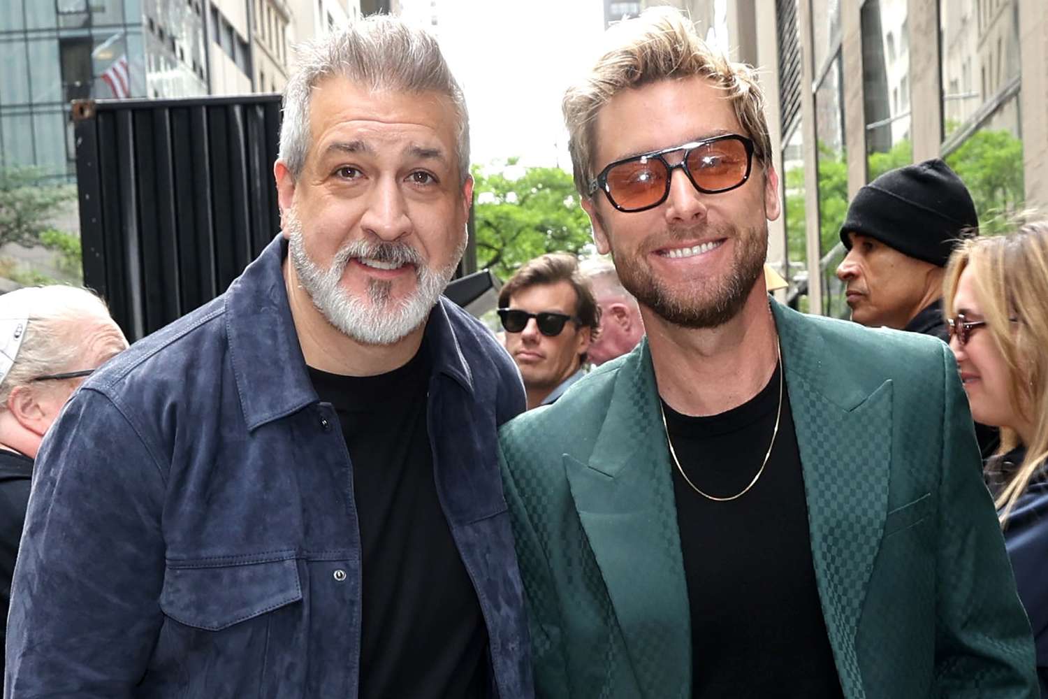 Lance Bass surprises Joey Fatone on stage at Broadway's “& Juliet” for ...