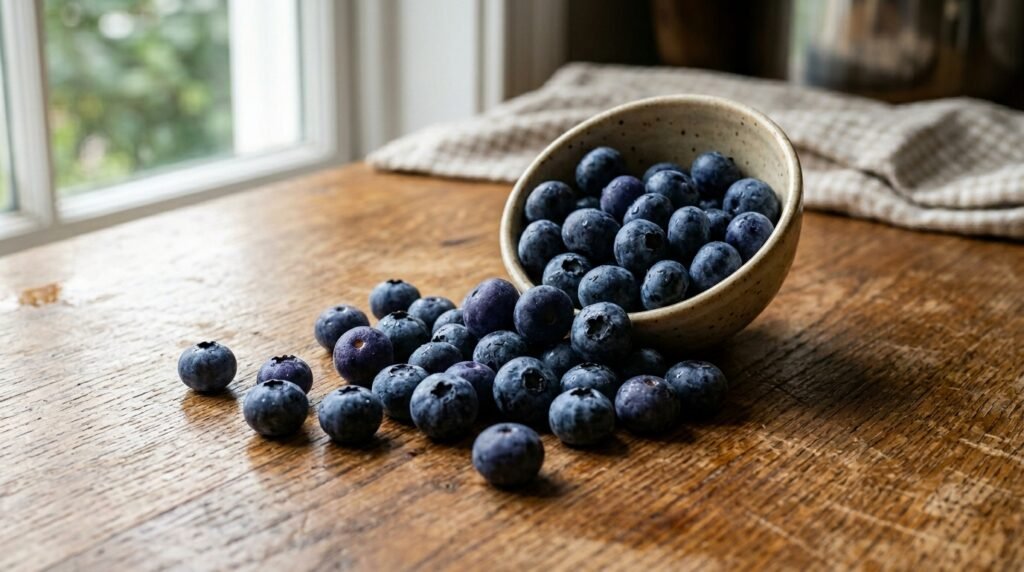 Reasons for choosing fresh blueberries over frozen blueberries