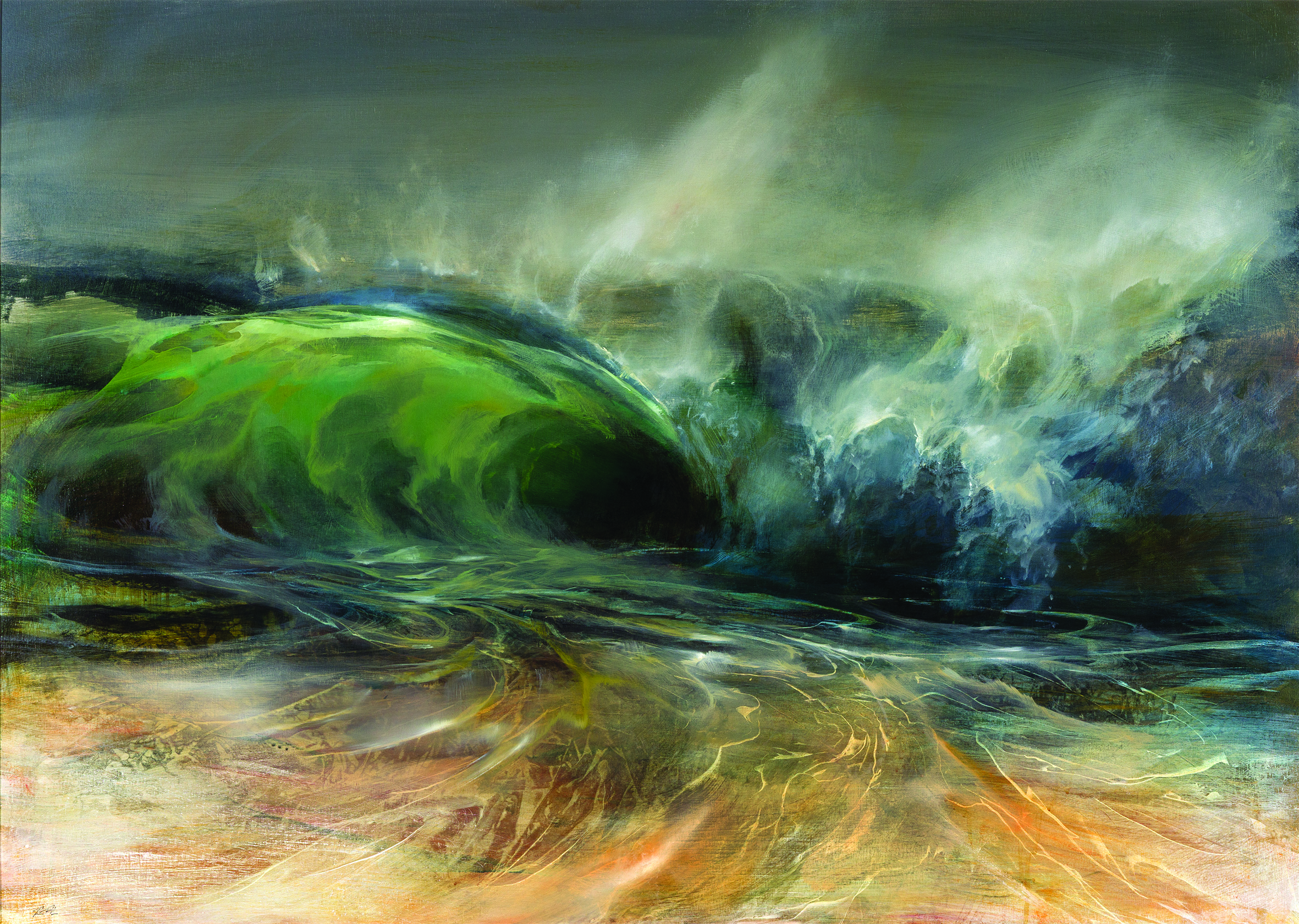 Beth Robertson Fiddes: an artist who’s not afraid to dive into the surf