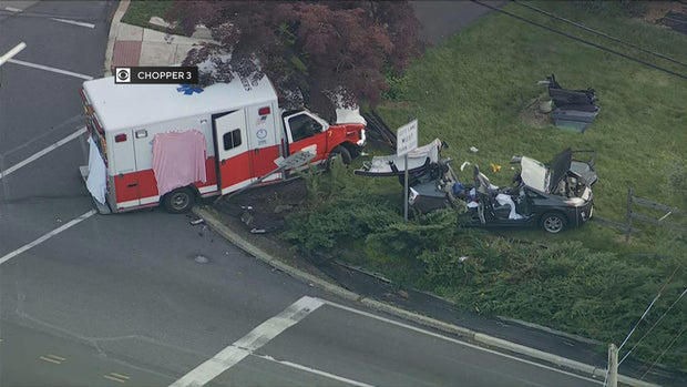 3 people taken to a hospital after ambulance crash in Upper Dublin ...