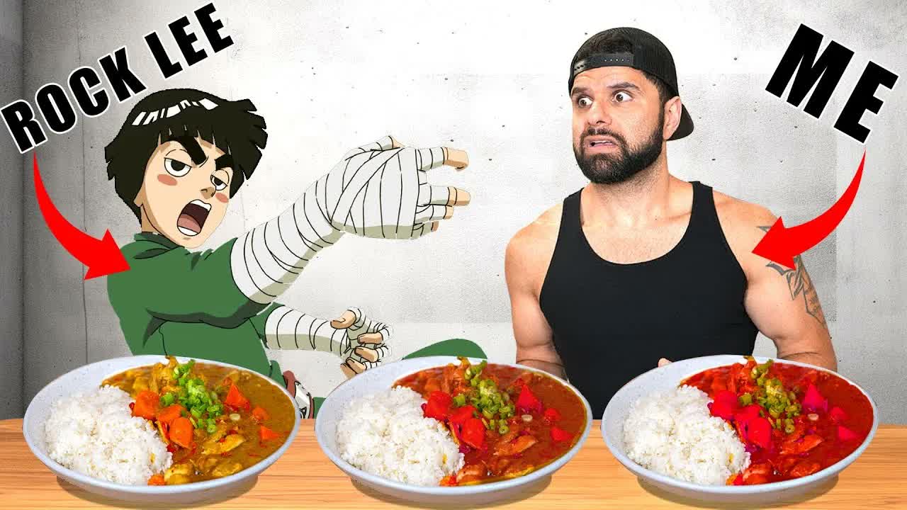 Can you actually train like Rock Lee? Curry, ankle weights, and 3,000 ...