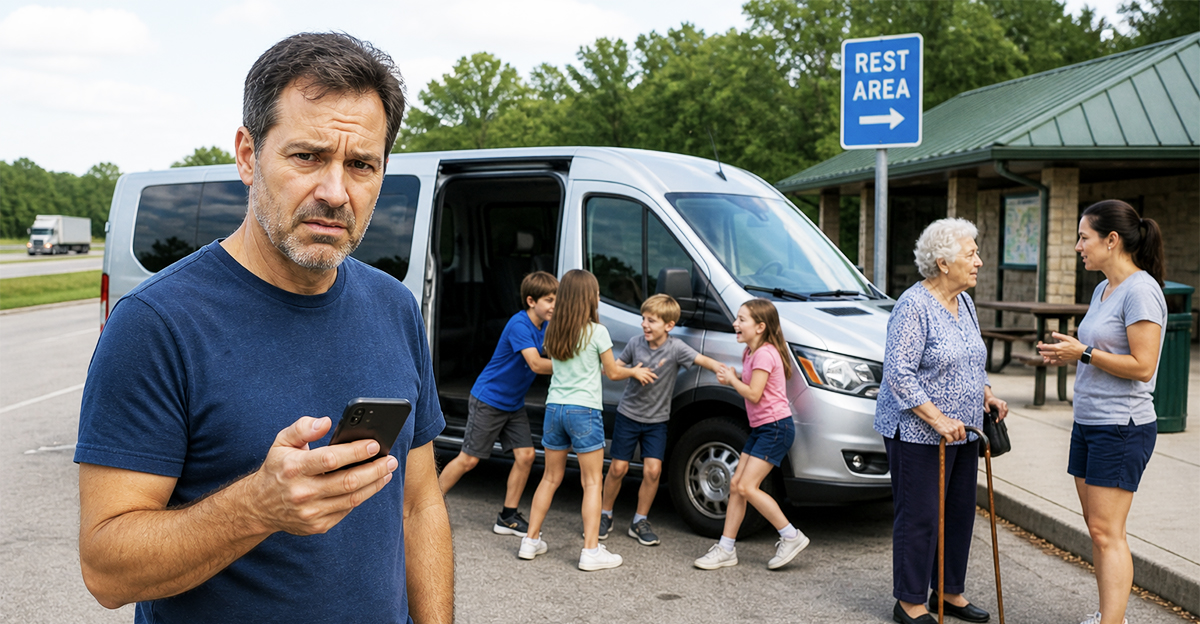 I rented an 8-passenger van and I need it for the next five days—but ...