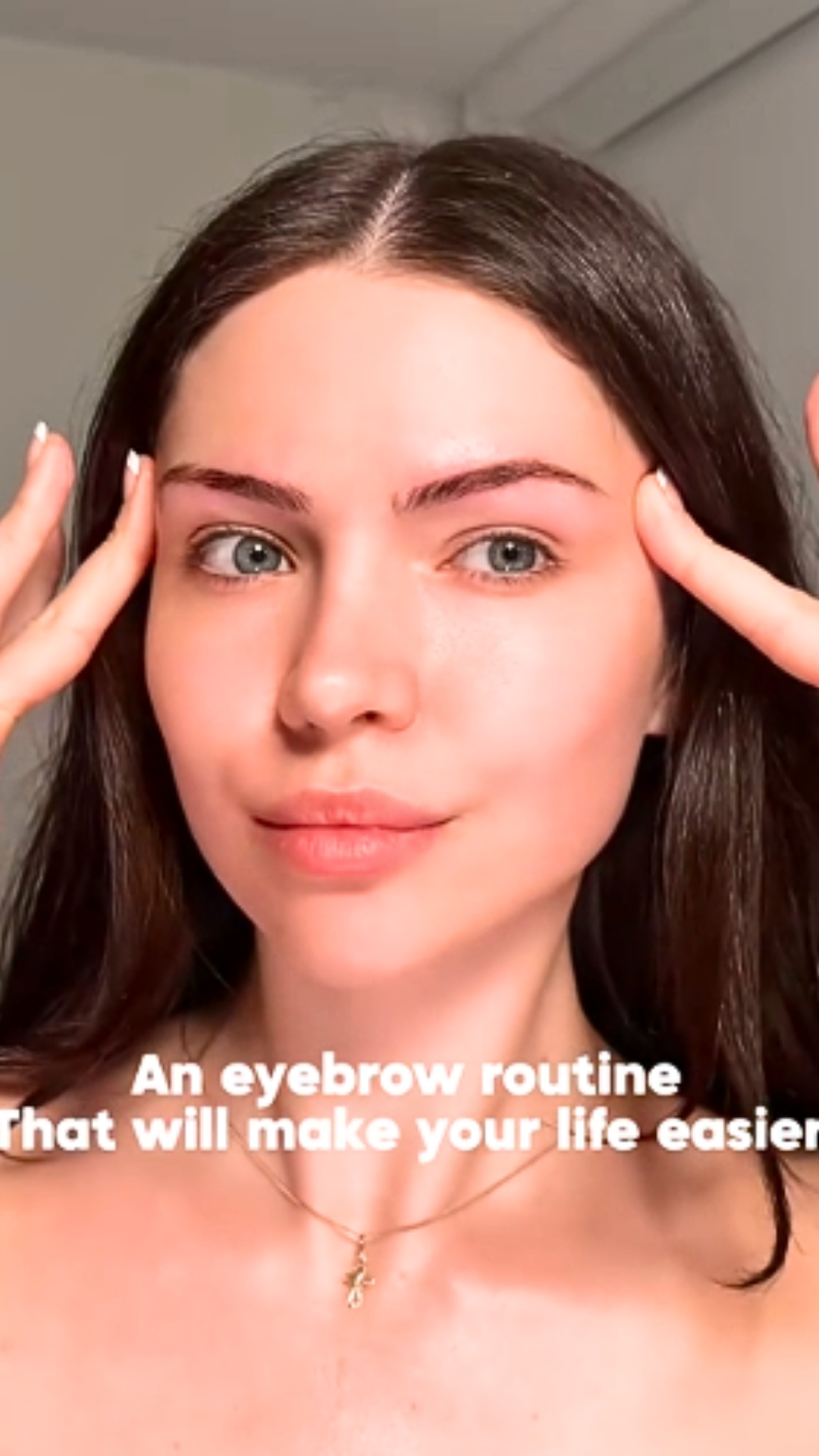 Eyebrow routine no daily filling needed