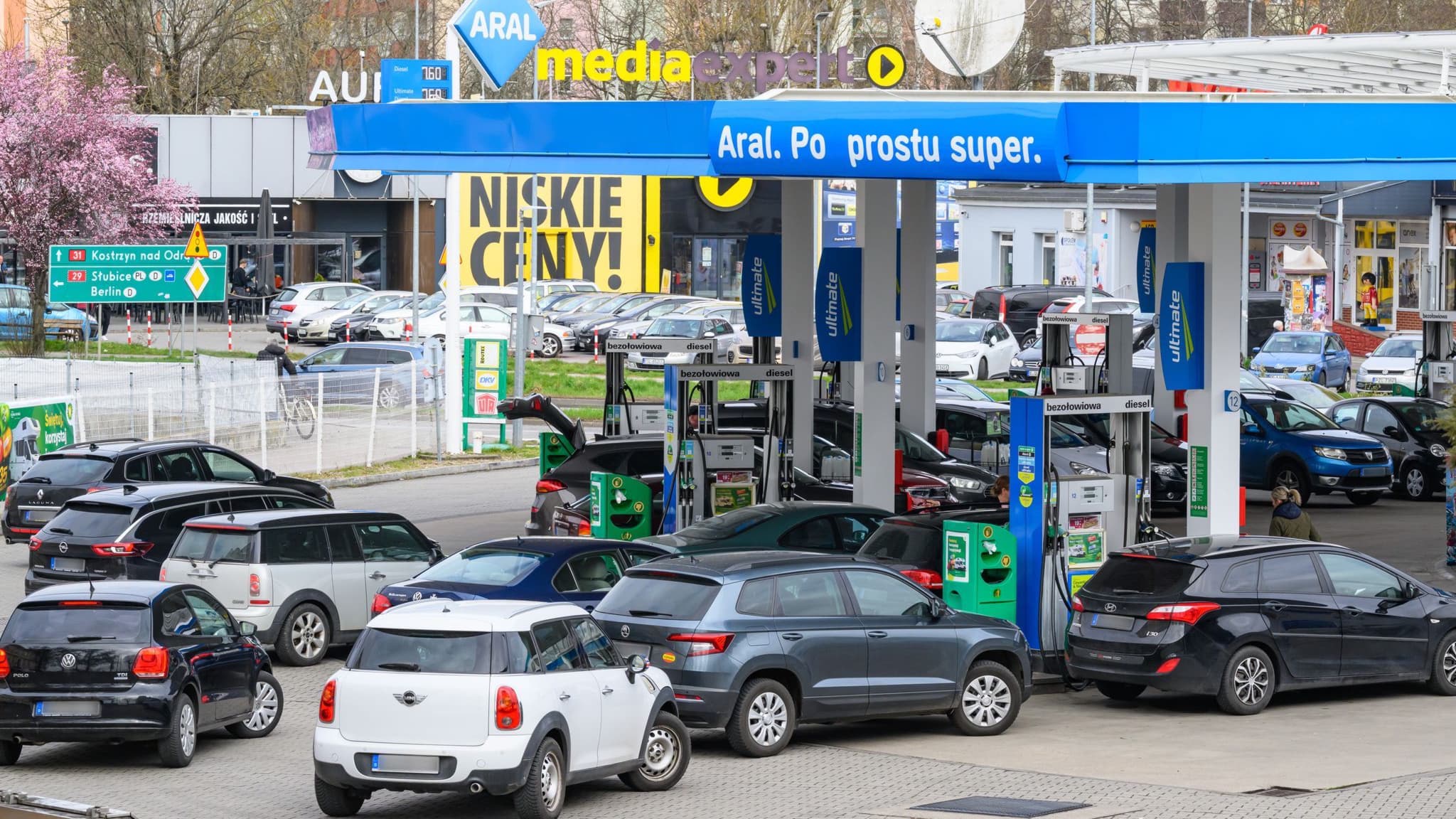 Tanken in Polen: Steuerrabatt soll bis Ende Mai verlängert werden
